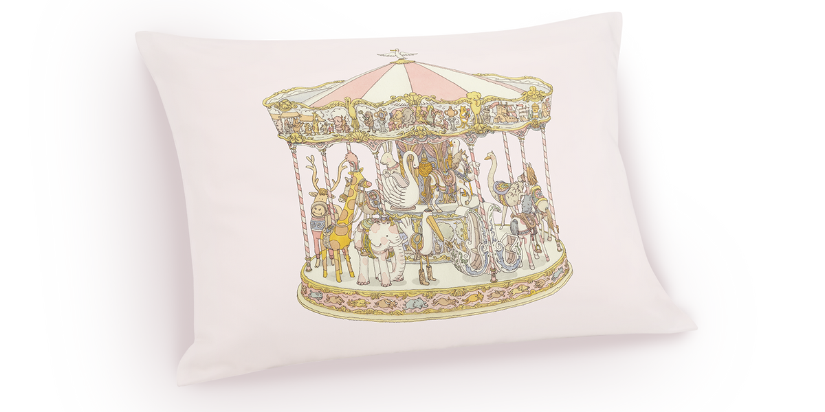 Satin Cushion - Carousel Pink • Atelier Choux