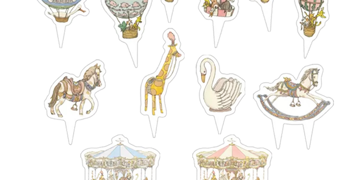 Mini Cake Toppers - Atelier Choux Classics - Set of 12