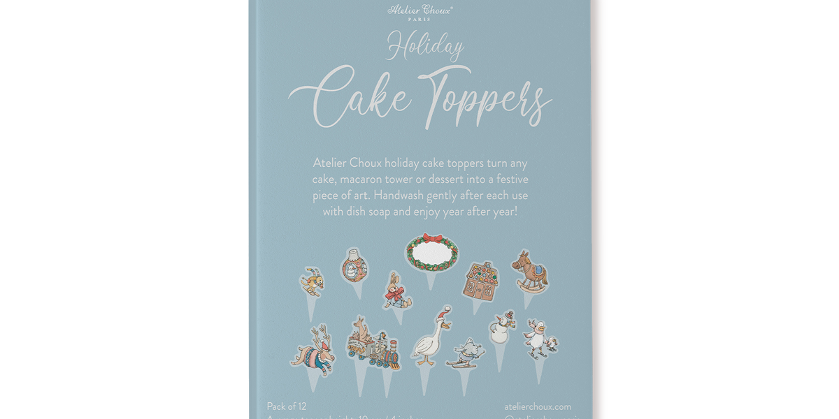 Mini Cake Toppers - Christmas - Set of 12 • Atelier Choux