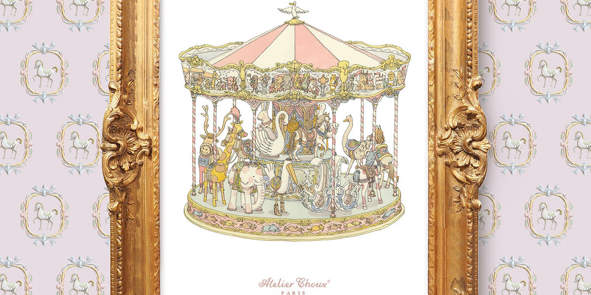 Art Print – Carousel Pink • Atelier Choux